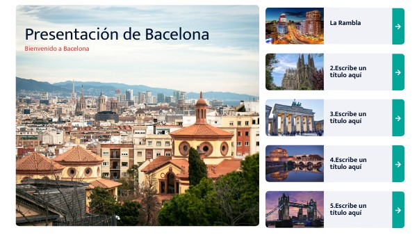Presentation de Barcelona