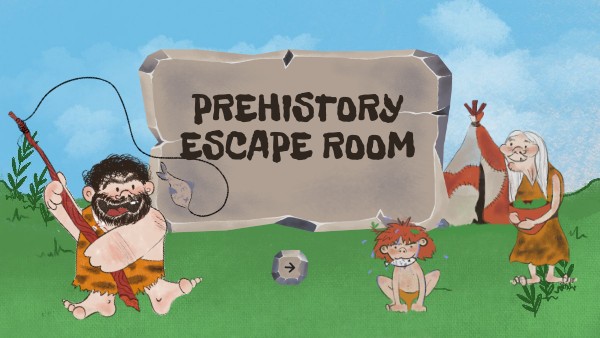 PREHISTORIC ESCAPE ROOM-Vocab and Syllables | Genially