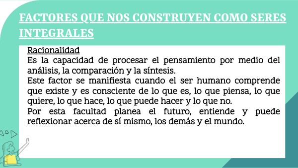 Factores de un ser Integral