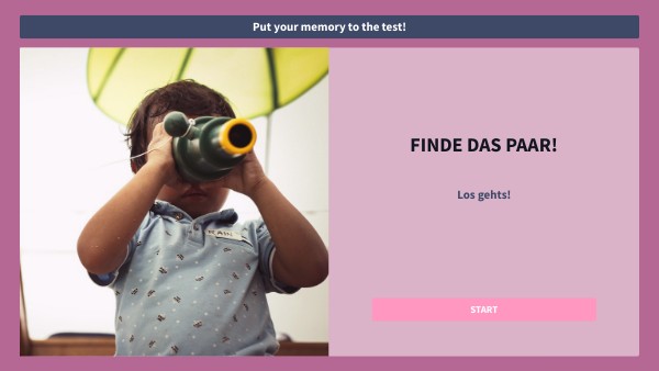 Finde das Paar - Memory Spiel | Genially