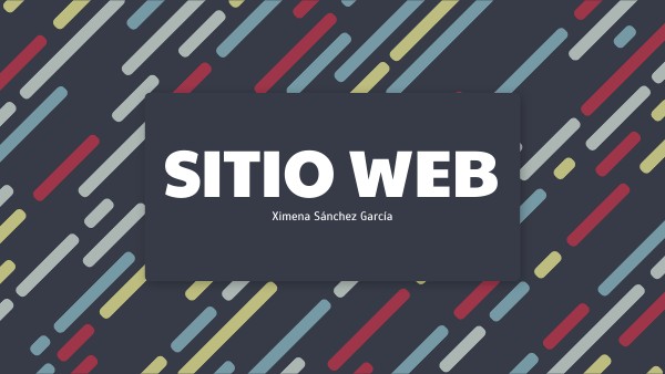 BRIEF SITIO WEB_XIMENA SÁNCHEZ | Genially