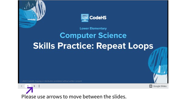 1st Grade Stem Skills and Practice: Repeat Loops
