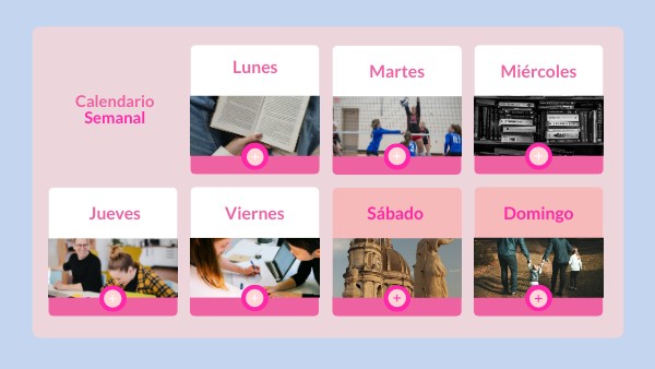 CALENDARIO SEMANAL | Genially