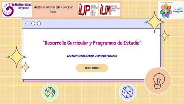 SECUENCIA DIDÁCTICA Desarrollo curricular y programas de estudio | Genially