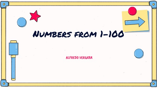 NUMBERS 1-100 | Genially