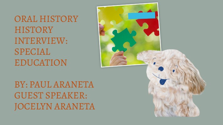 Oral History Interview Presentation