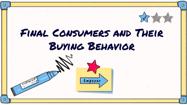 Final Consumers and Their Buying Behavior | Genially