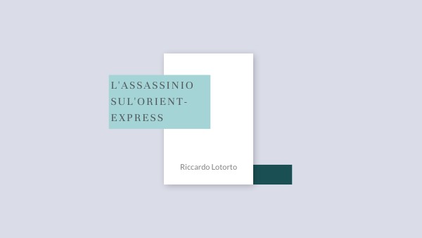Assassinio sull'orient-express | Genially