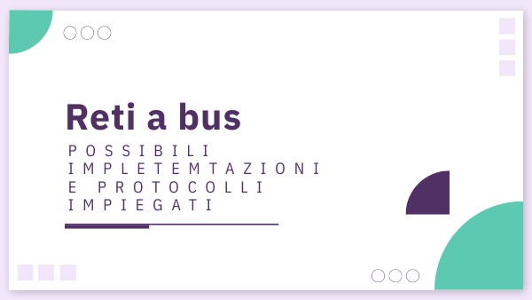 RETI A BUS