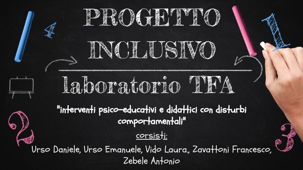 PROGETTO INCLUSIVO TFA (Urso, Urso, Vido, Zavattoni, Zebele) | Genially