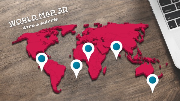 WORLD 3D MAP