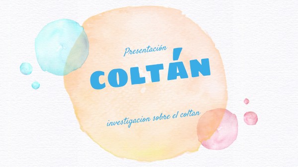 coltan y su inventigacion