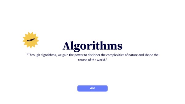 Algorithms | Genially
