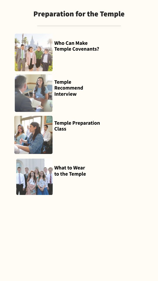 Preparation for the Temple - try 1