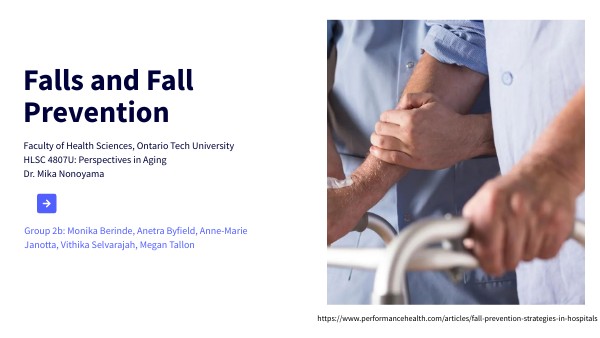 Falls and Fall Prevention | Genially