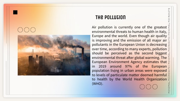 POLLUTION | Genially