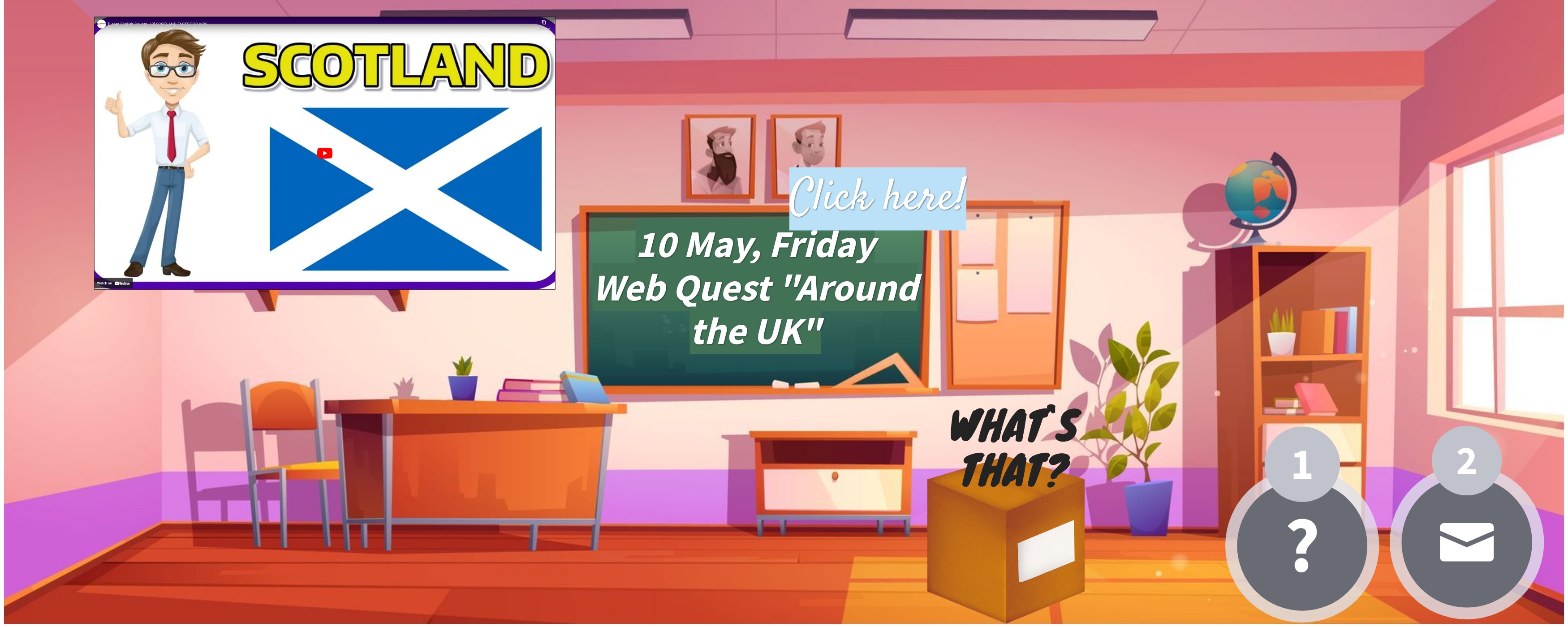Web Quest "Around the UK" Day 1 | Genially