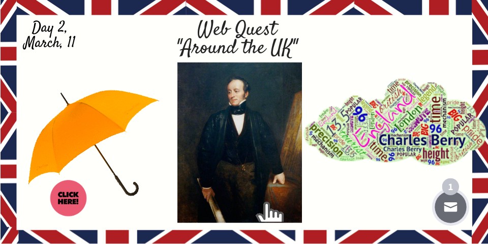 Web Quest "Around the UK" Day 2 | Genially