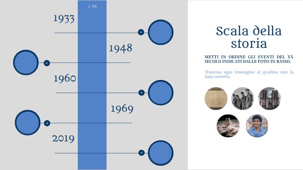 HISTORIC FACTS GAME - Ordine eventi del XX secolo