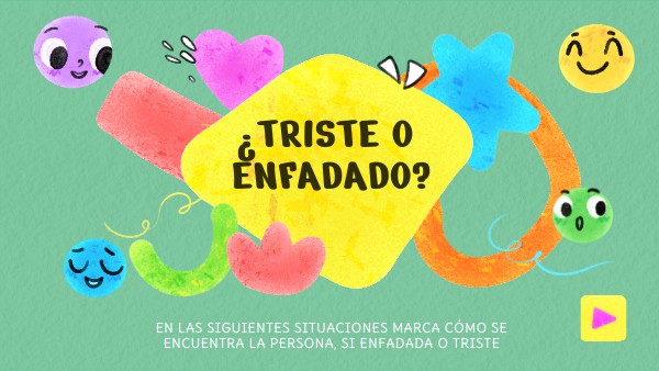 ¿Triste o enfadado? | Genially