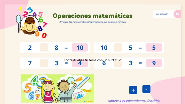 OPERACIONES MATEMÁTICAS | Genially