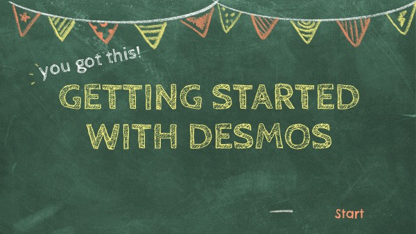 Getting Started with Desmos | Genially