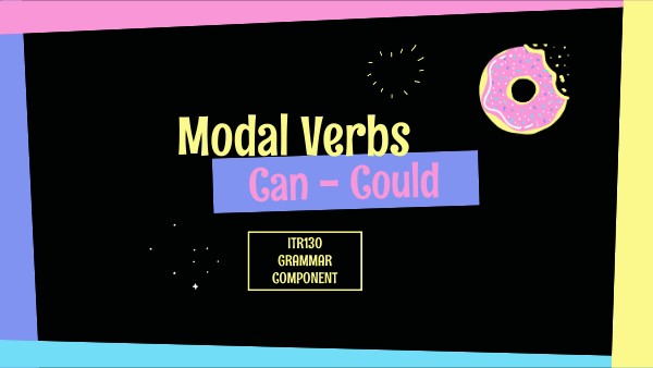 Modal verbs: Can & Could | Genially