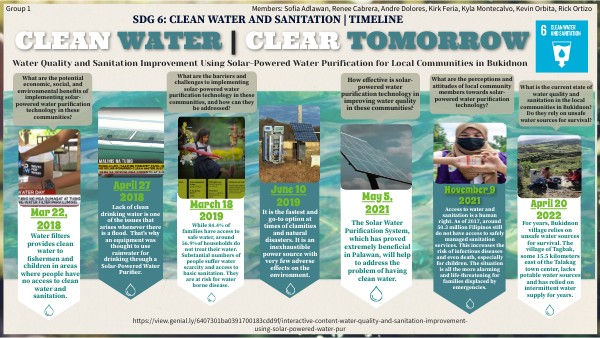 Water Quality and Sanitation Improvement Using Solar-Powered Water Pur ...