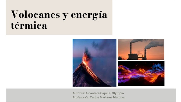 volcanes y energía térmica
