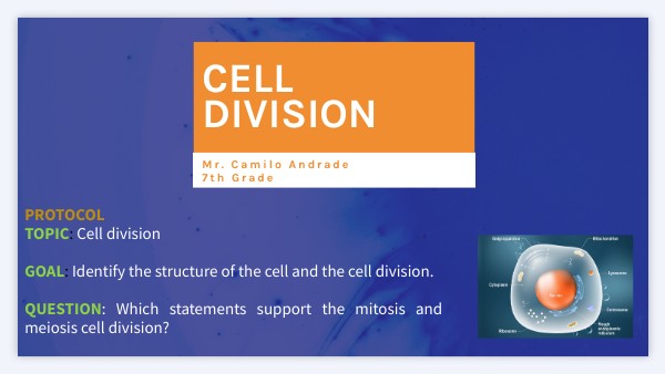 CELL DIVISION | Genially