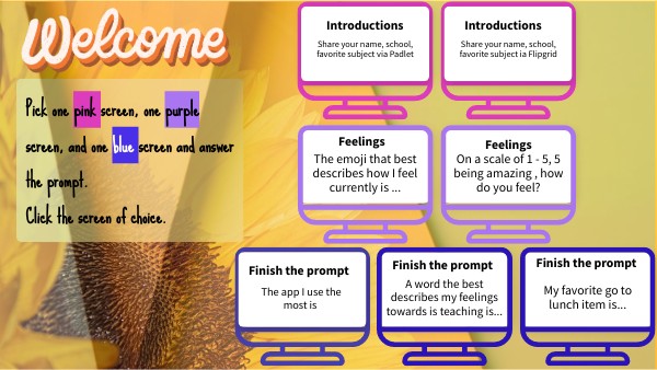 HEMS Choice Board