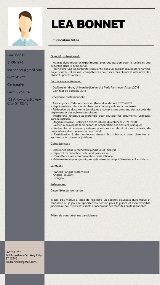 CV LEA BONNET | Genially