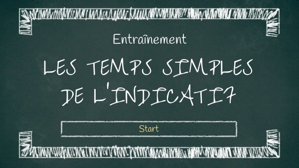 Temps simples de l'indicatif | Genially