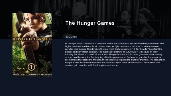 Hunger Games Book Project