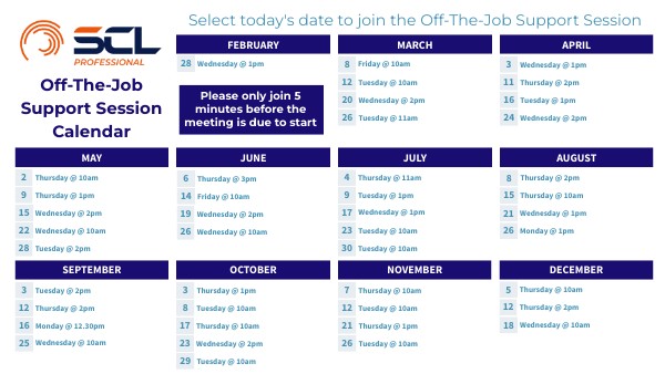 Off-The-Job Support Sessions | Genially