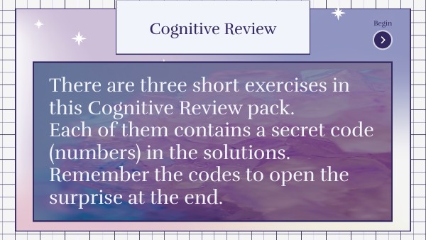 Cognitive review | Genially