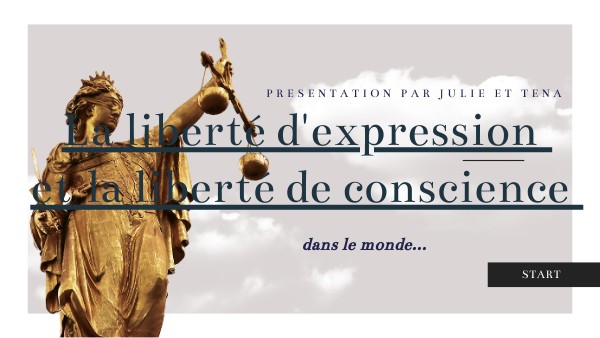 liberte expression conscience | Genially