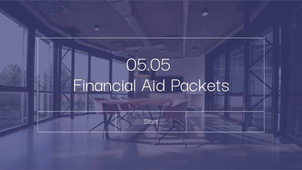 05.05 Financial Aid Packets
