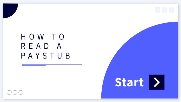 06.03 How To Read A Pay Stub | Genially