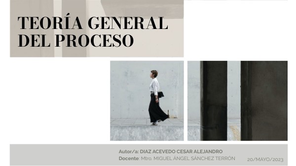 TEORÍA GENERAL DEL PROCESÓ | Genially