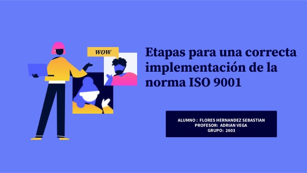 Etapas para una correcta implementación de la norma ISO 9001