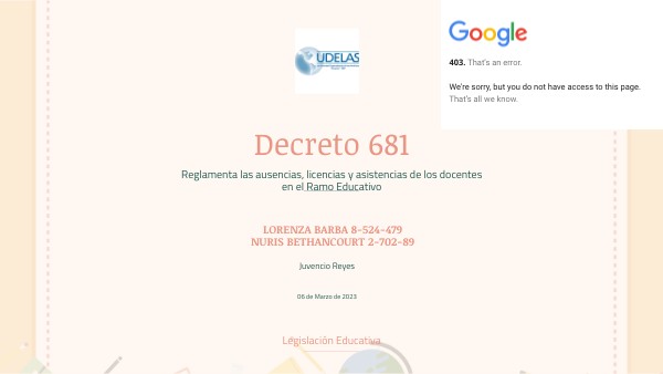Decreto 681 | Genially