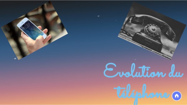 Evolution du téléphone