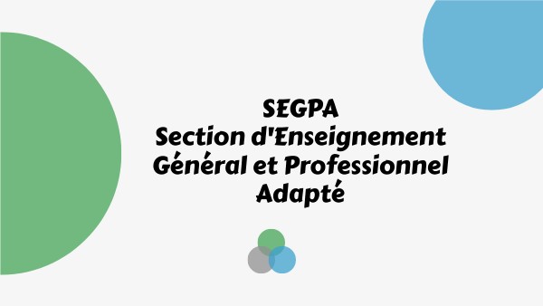 Présentation SEGPA | Genially