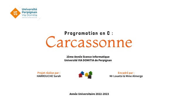 Carcassonne - Projet de programmation en C