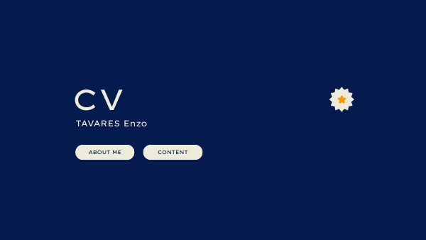 CV Tavares Enzo | Genially