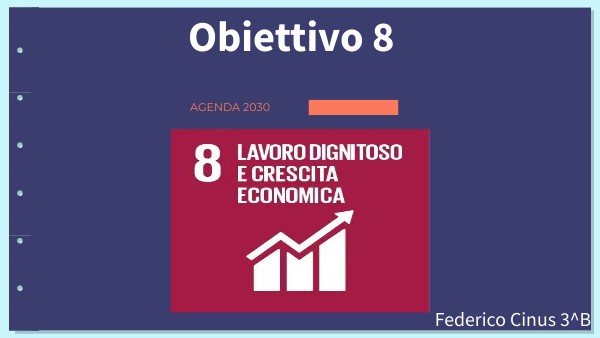 Agenda 2030 obiettivo 8