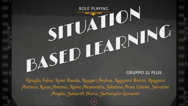 SITUATION BASED LEARNING - STRANIERA
