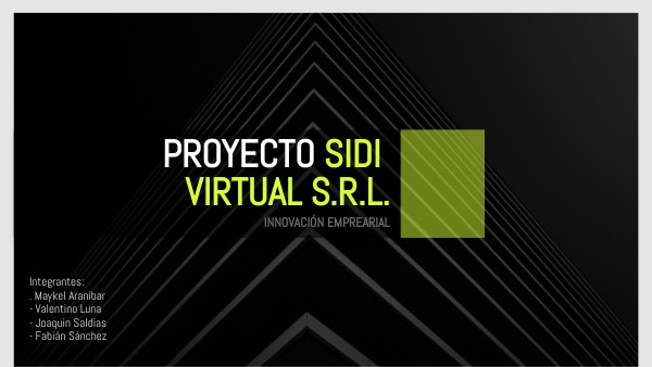 PROYECTO SIDI VIRTUAL | Genially