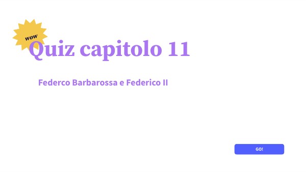 Capitolo 11 ripasso di storia